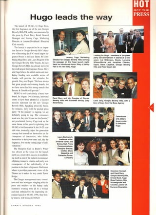 MEDIA: Hugo by Hugo Boss UK Press Launch - Esprit August 1995 | PDF ...