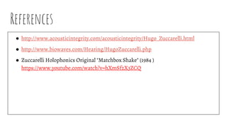 Hugo zuccarelli + delia derbyshire | PPT