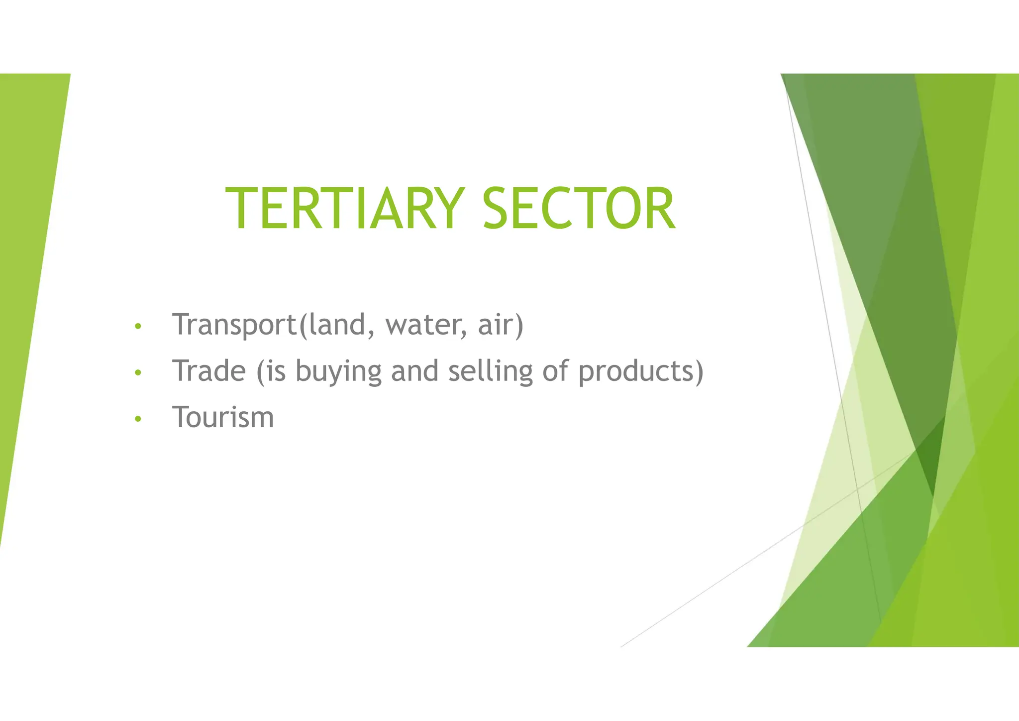 primary secondary and tertiary activities | PPT