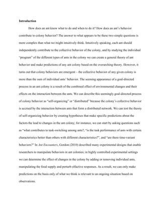 Biorobotic Ant Design | PDF