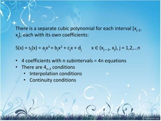polynomial interpolation | PPTX