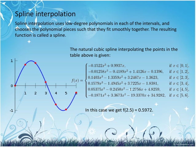 polynomial interpolation | PPT