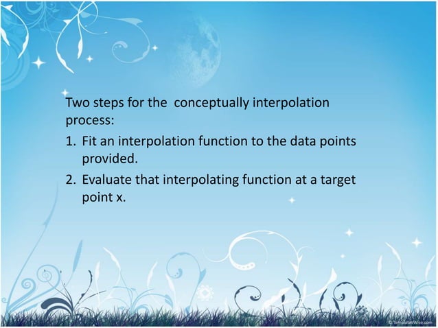 polynomial interpolation | PPT
