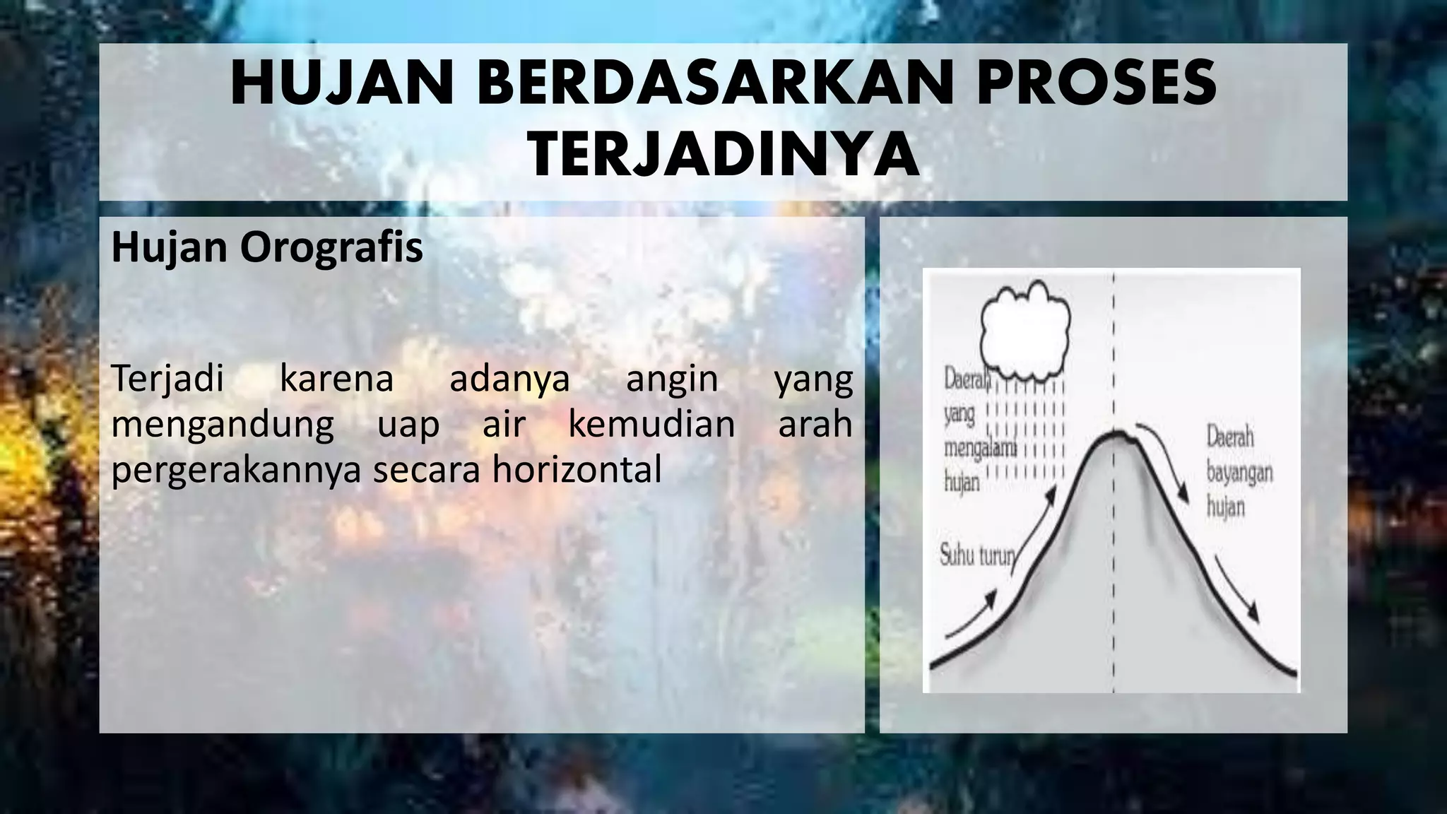 HUJAN MATERI GEOGRAFI | PPTX