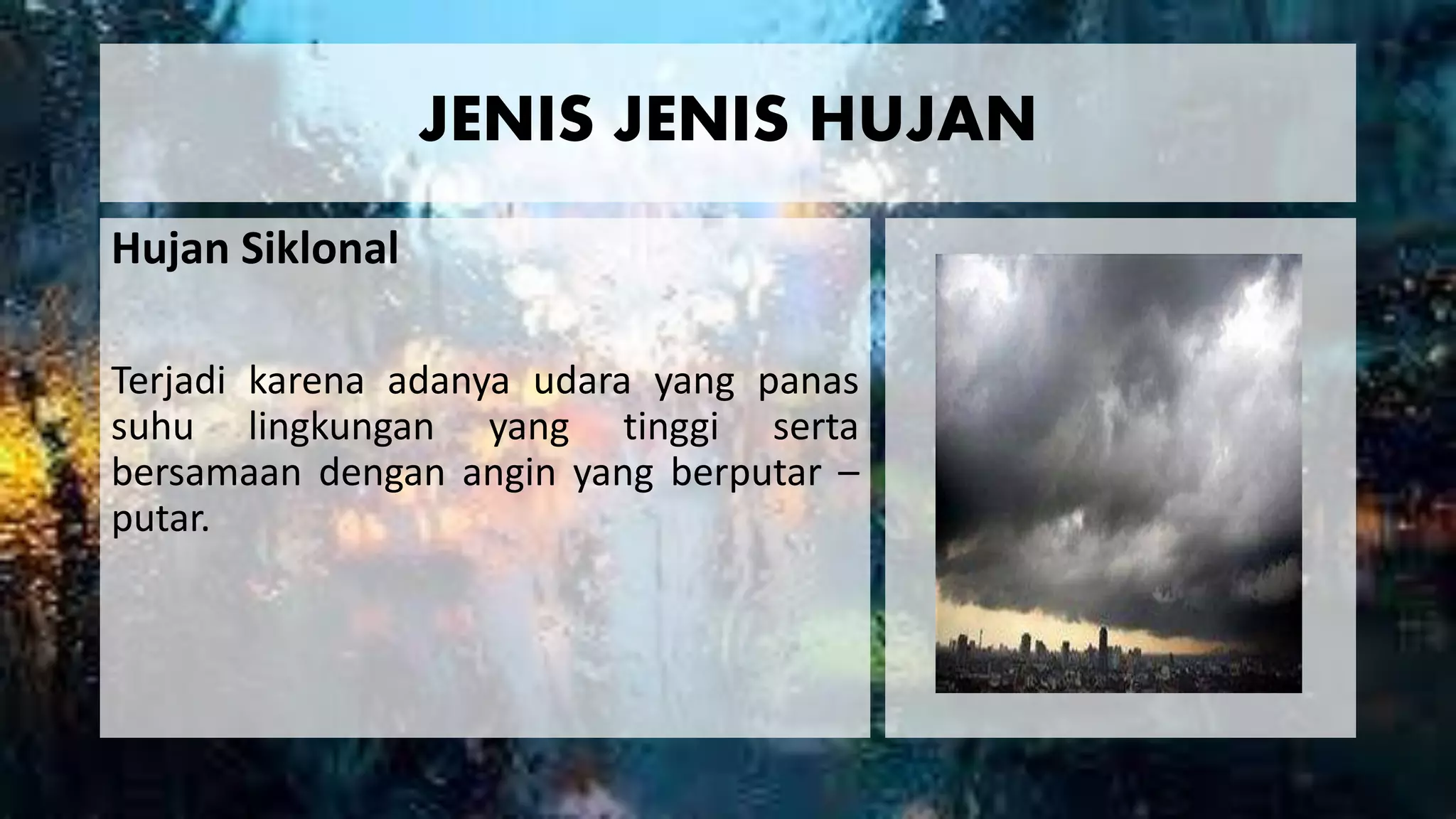 HUJAN MATERI GEOGRAFI | PPTX