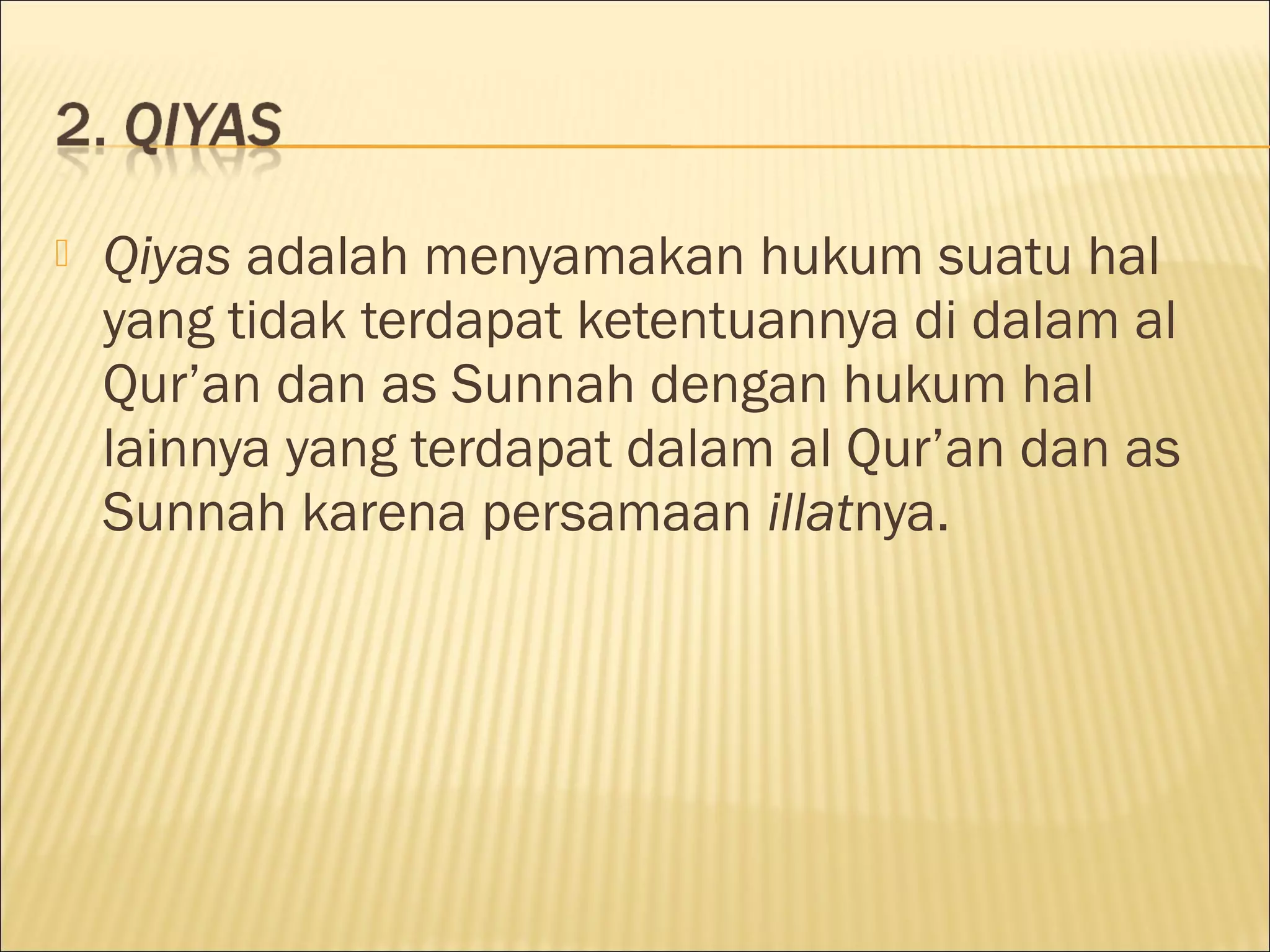 sumber hukum islam & metode ijtihad | PPT