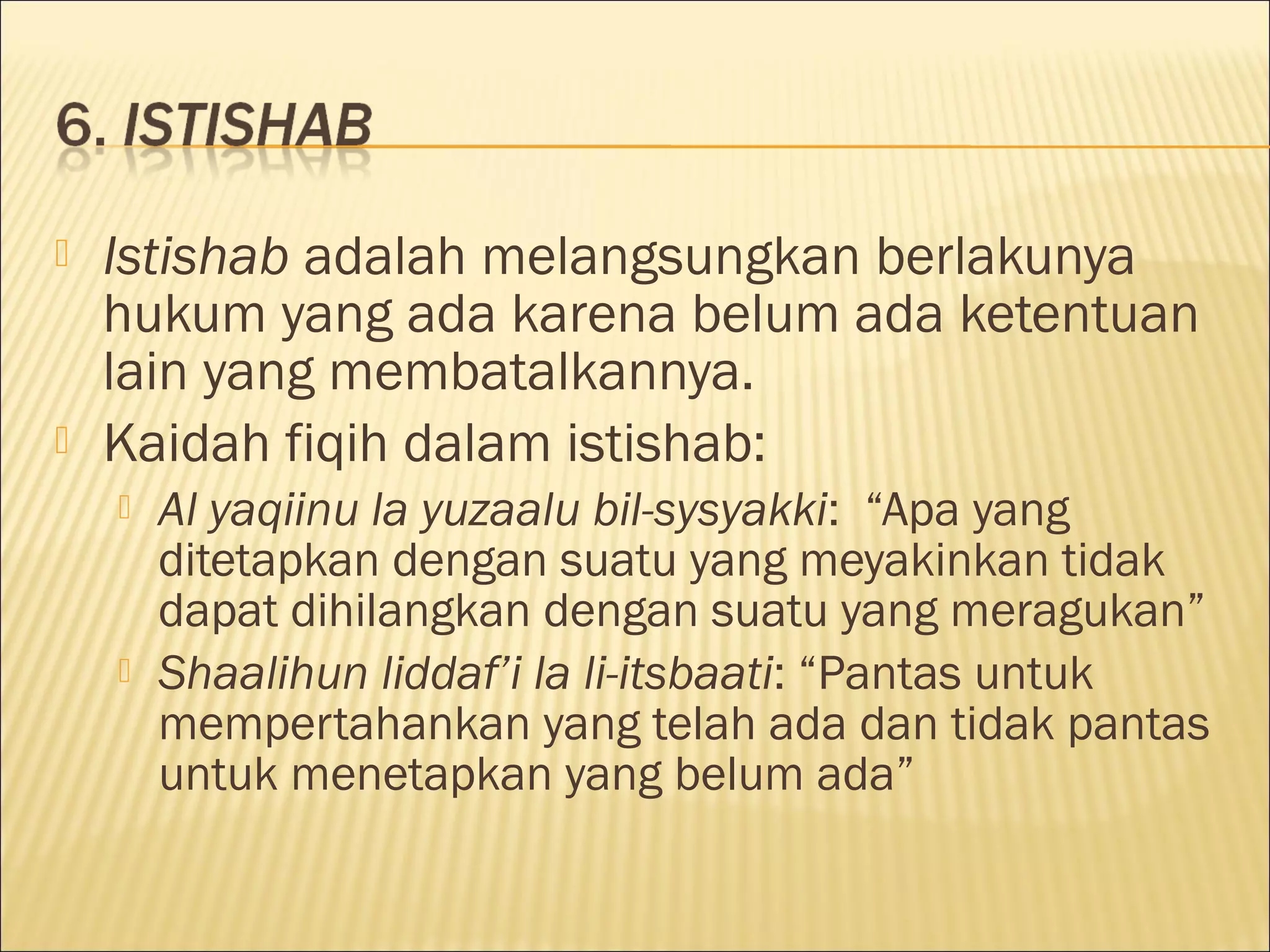 sumber hukum islam & metode ijtihad | PPT