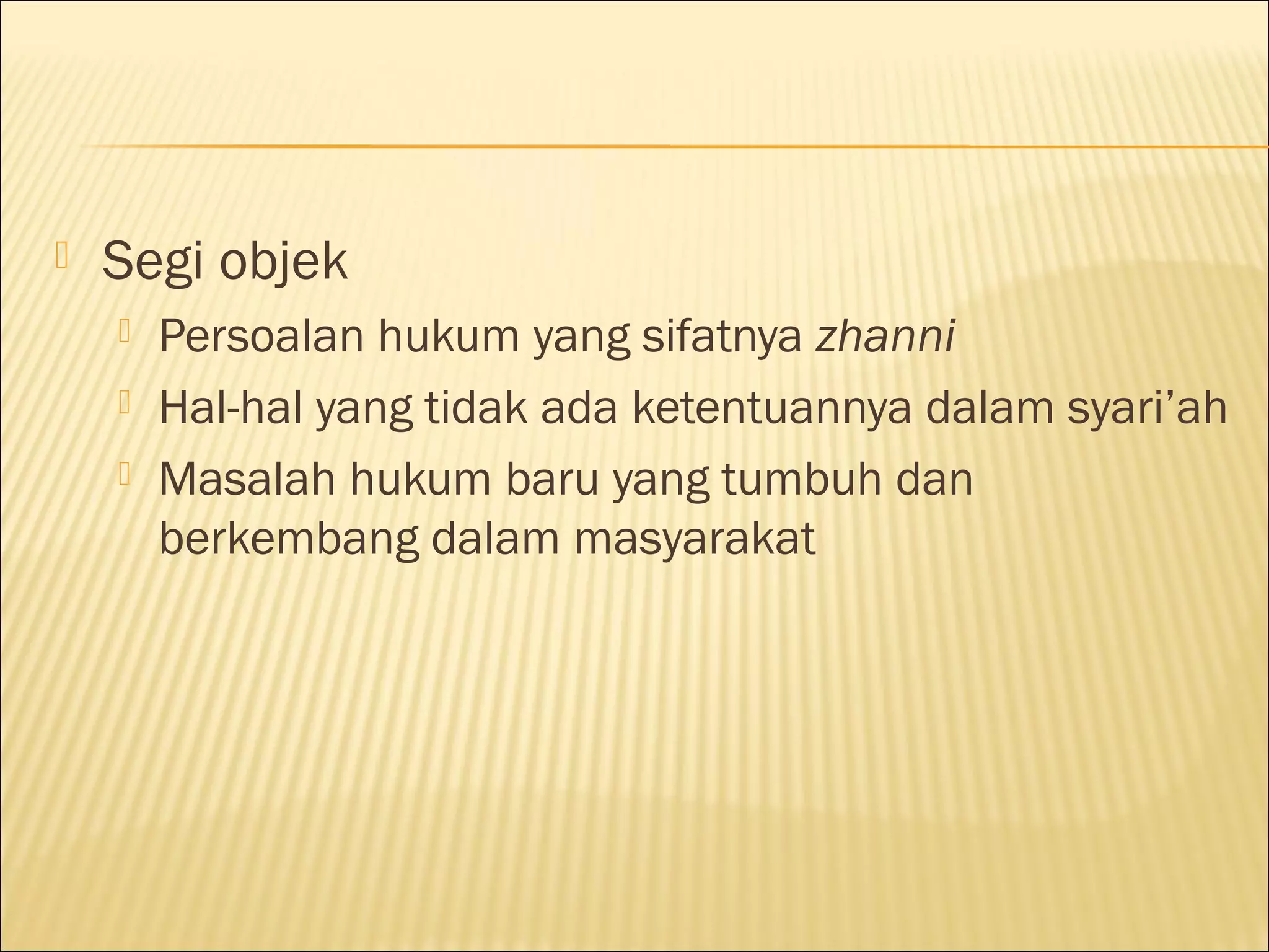 sumber hukum islam & metode ijtihad | PPT