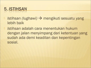 sumber hukum islam & metode ijtihad | PPT