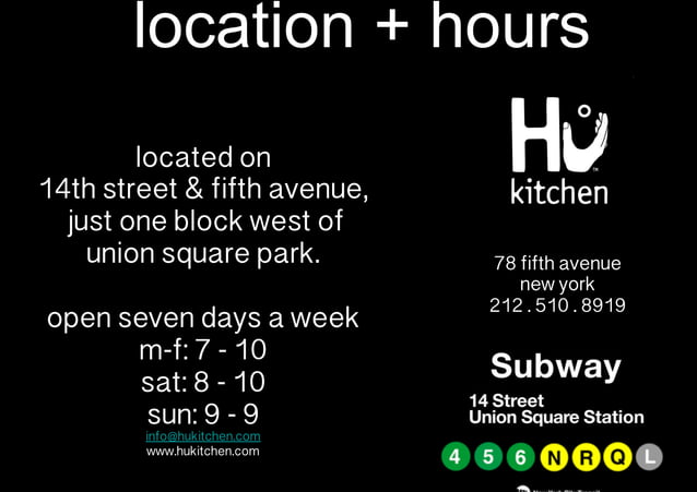 Hu kitchen ppt | PPT