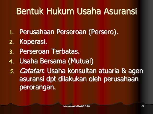 hukum-asuransi halaman 1 sampai dengan halaman 31.ppt