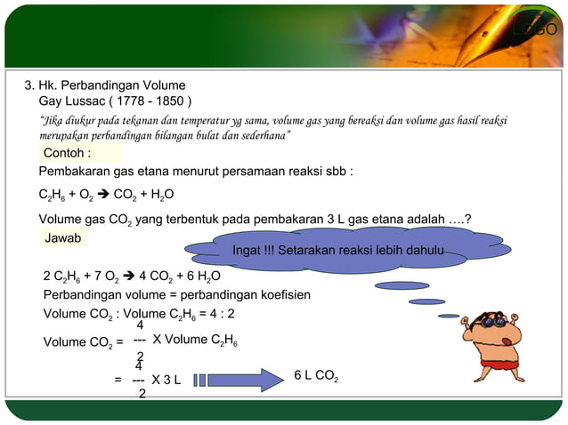 Hukum Dasar dan Perhitungan Kimia | PPT