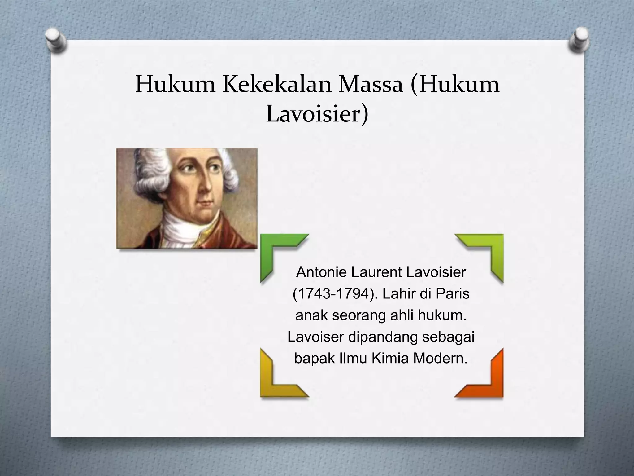 Hukum Hukum Dasar Kimia PPT | PPTX