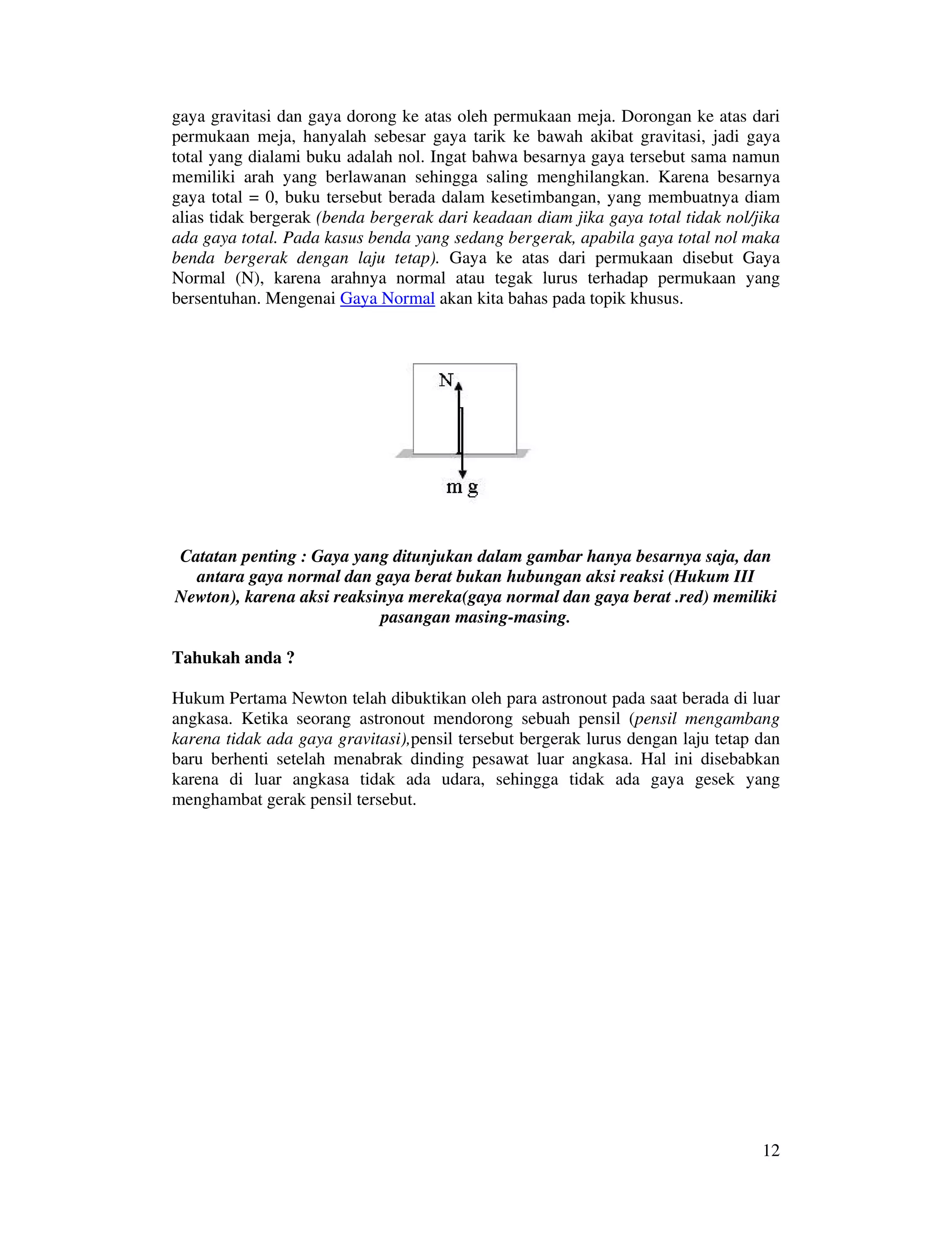 Hukum hukum newton tentang gerak_basrib.fisika | PDF
