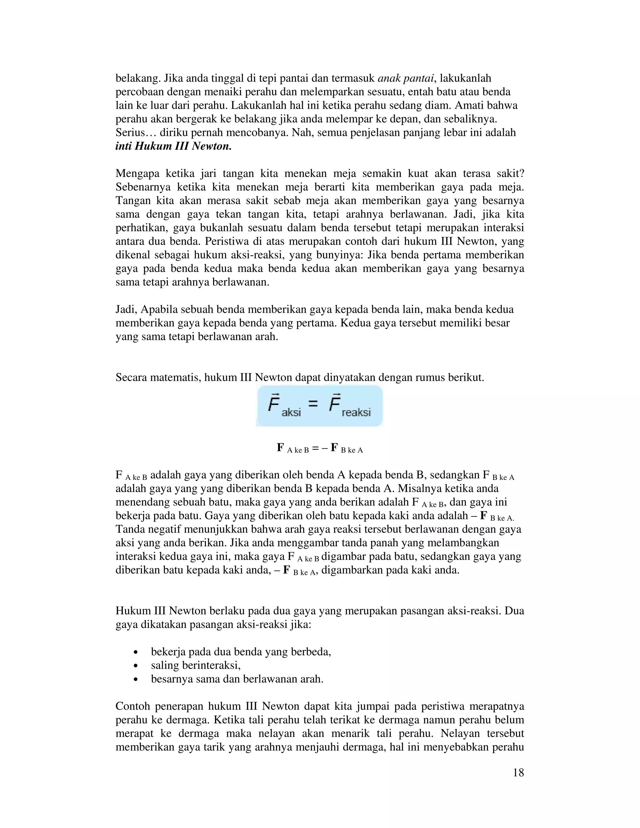 Hukum hukum newton tentang gerak_basrib.fisika | PDF