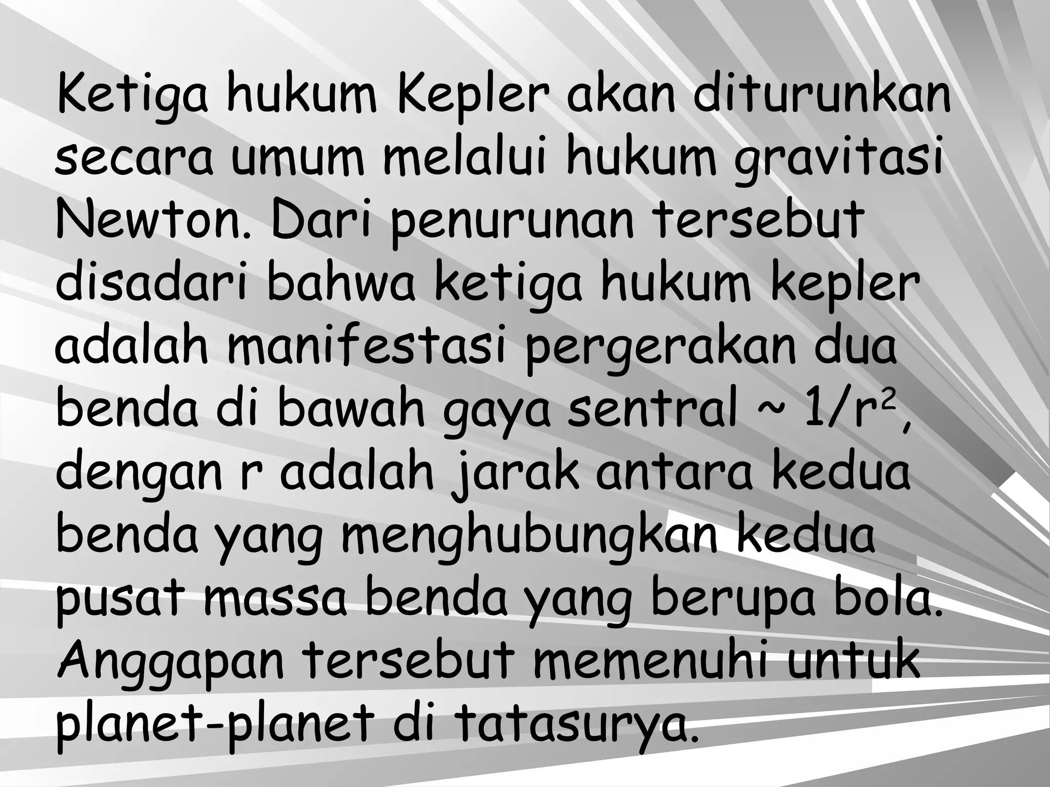 Hukum kepler | PPT