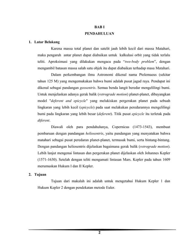 Hukum Keppler 123 | PDF