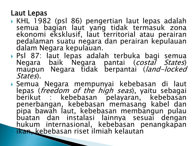 Hukum Laut Indonesia berdasarkan UNCLOS dan Deklarasi Djuanda | PDF