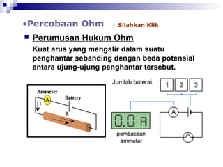 Hukum ohm-dan-hambatan | PPT