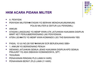 Hukum peradilan-militer | PPT