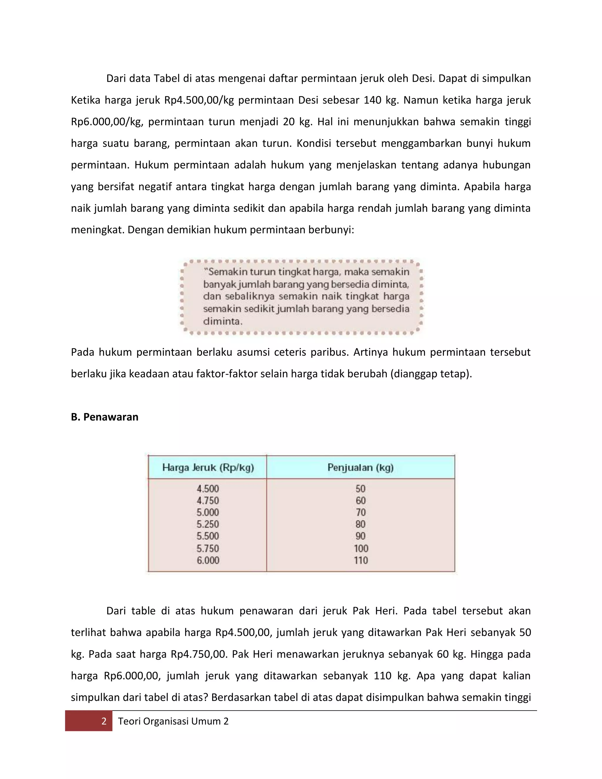 Hukum permintaandanpenawaran | PDF
