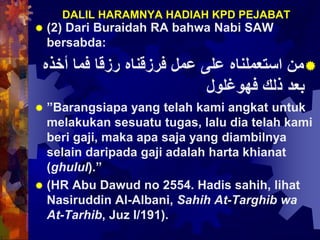 hukum-suap menyuap-dan-hadiah. Dalam Islam ppt | PPT