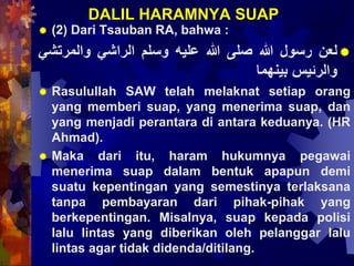 hukum-suap menyuap-dan-hadiah. Dalam Islam ppt | PPT
