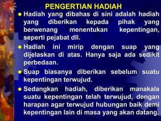 hukum-suap menyuap-dan-hadiah. Dalam Islam ppt | PPT