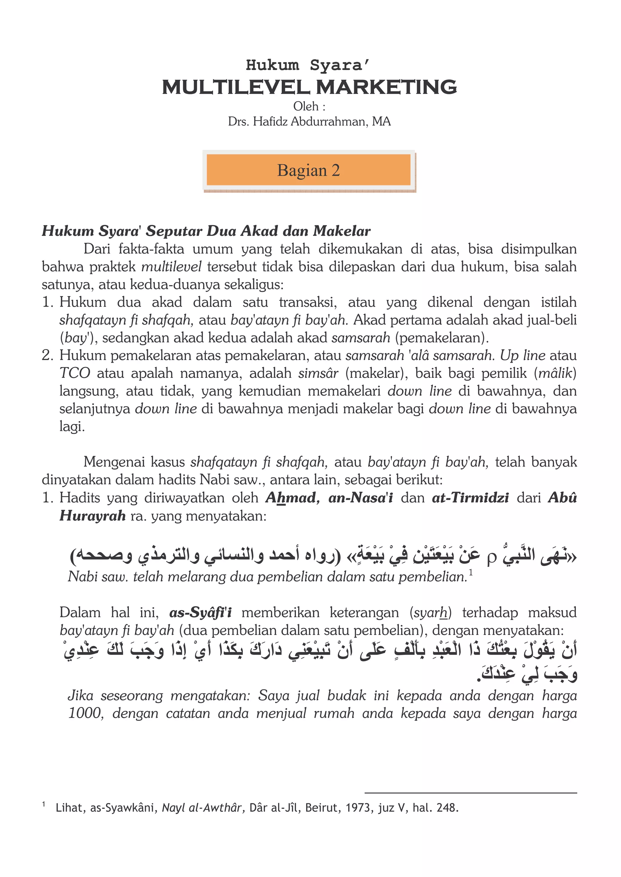 Hukum syara-mlm-bagian-2 | PDF