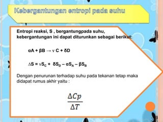 Tugas Kimdas (Hukum 2 termodinamika) | PPTX