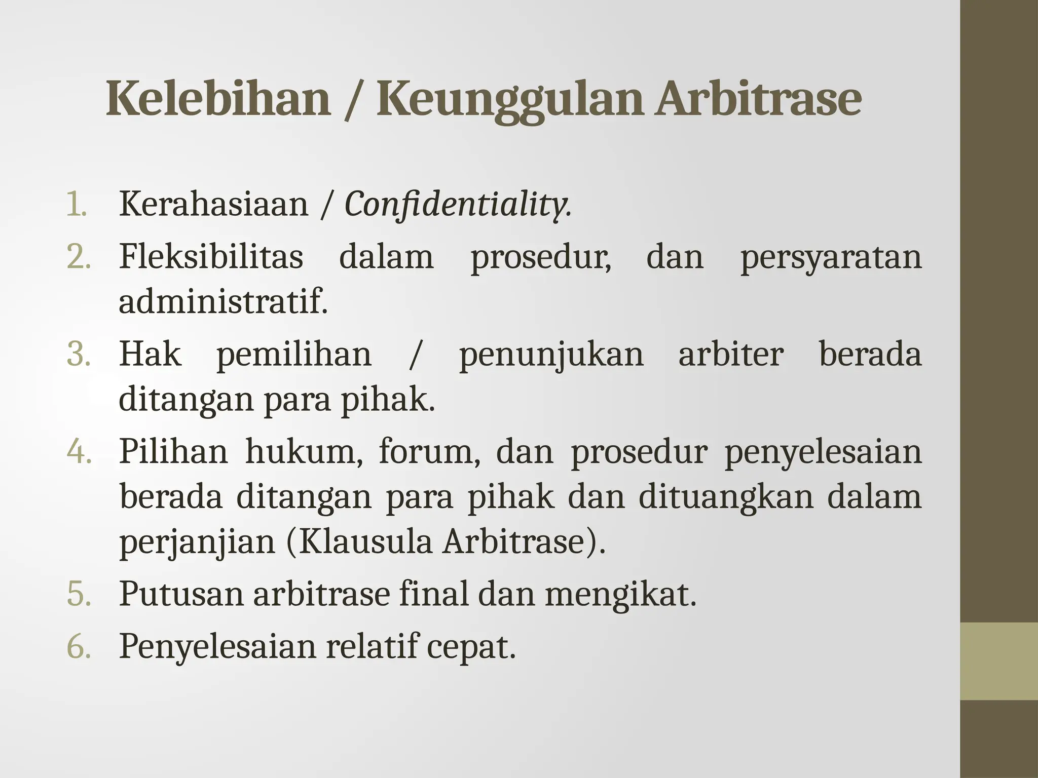 Hukum Acara Arbitrase Badan Arbitrase Nasional Indonesia.pptx