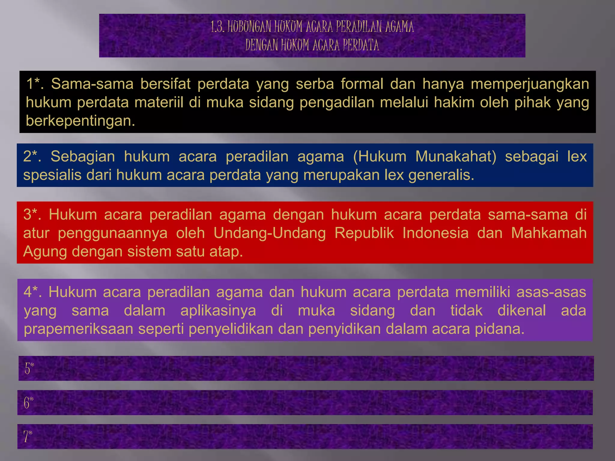 Hukum acara peradilan agama | PPTX