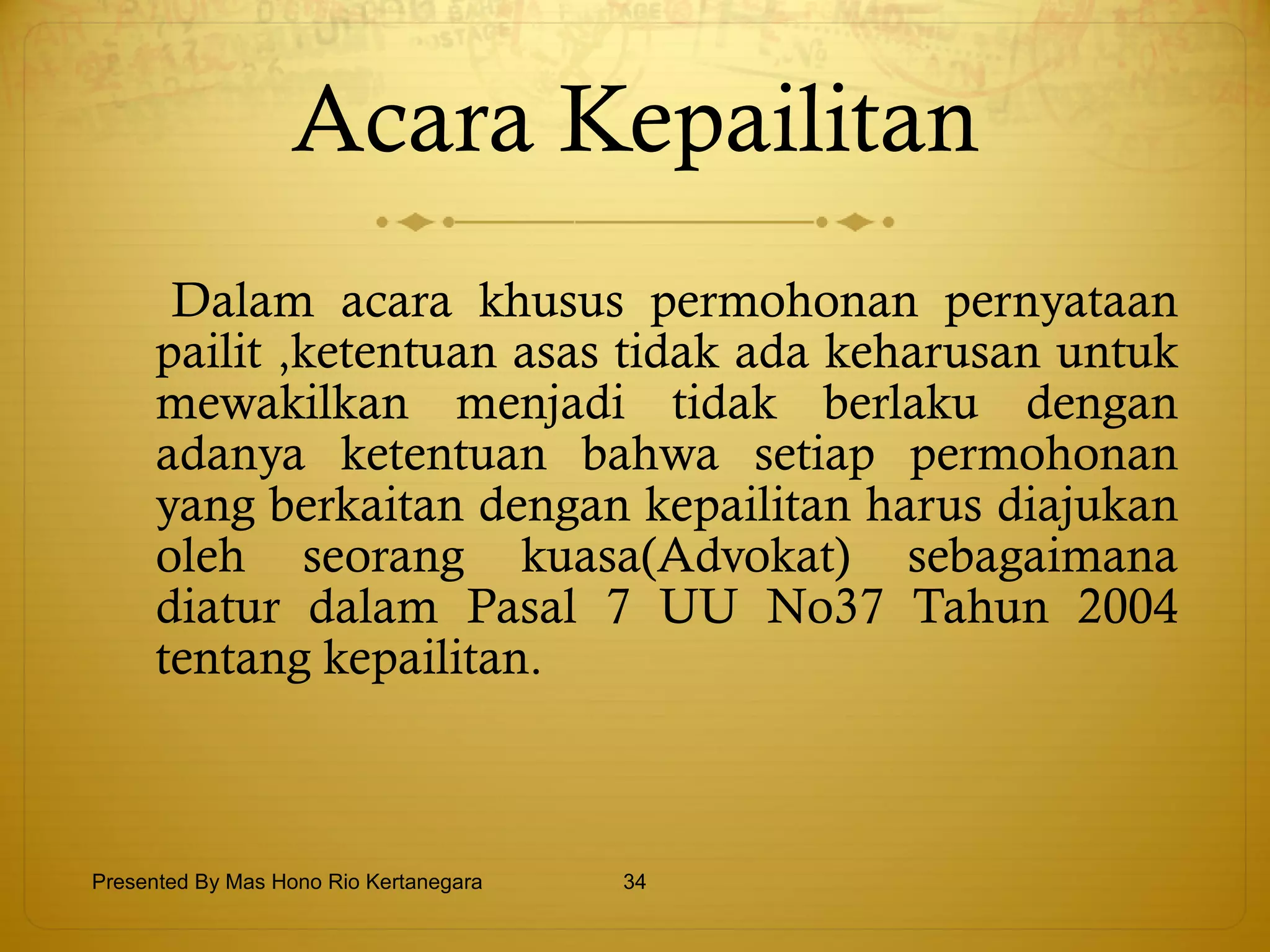 Hukum acara perdata | PPT