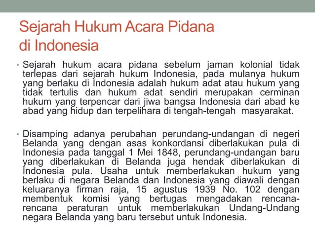 Sejarah dan Asas Hukum Acara Pidana.pptx
