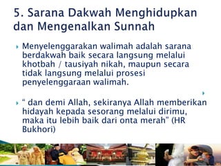Hukum dan Adab Seputar Walimah | PPTX