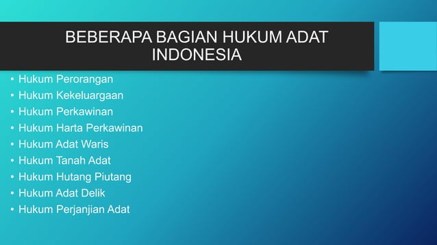HUKUM ADAT DI INDONESIA (Materi Sesi 2).pptx