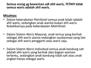 Hukum Adat Waris.ppt