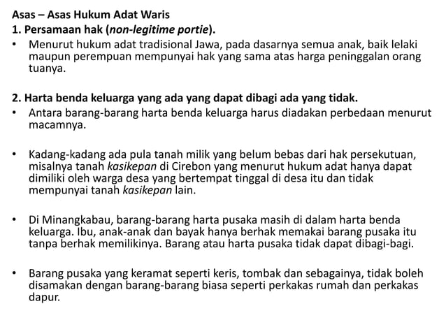 Hukum Adat Waris.ppt