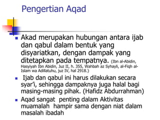 Hukum akad dan jualbeli | PDF