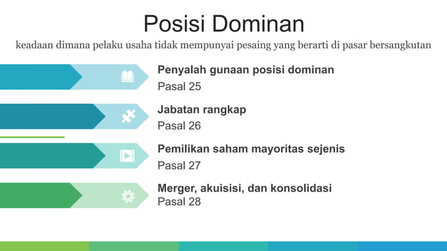 Hukum anti monopoli dan persaingan usaha tidak sehat | PPTX