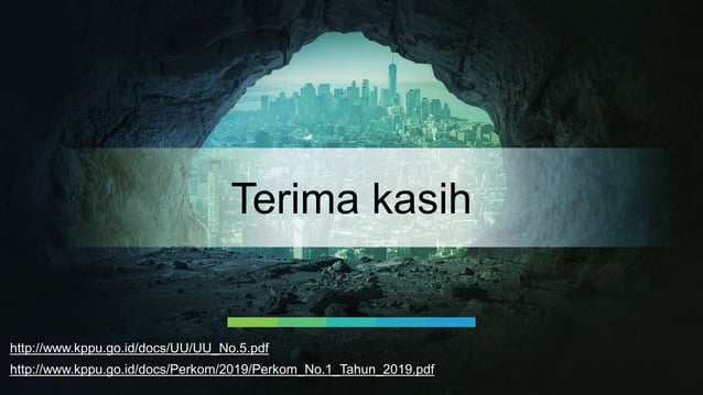 Hukum anti monopoli dan persaingan usaha tidak sehat | PPTX