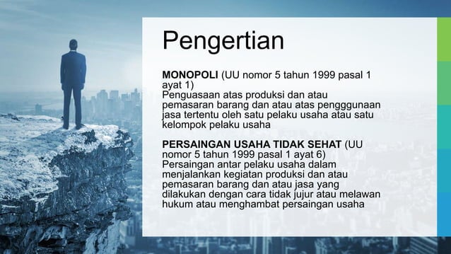 Hukum anti monopoli dan persaingan usaha tidak sehat | PPTX