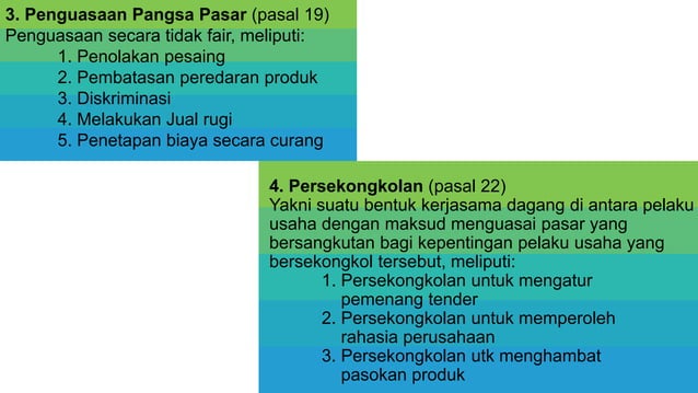 Hukum anti monopoli dan persaingan usaha tidak sehat | PPTX