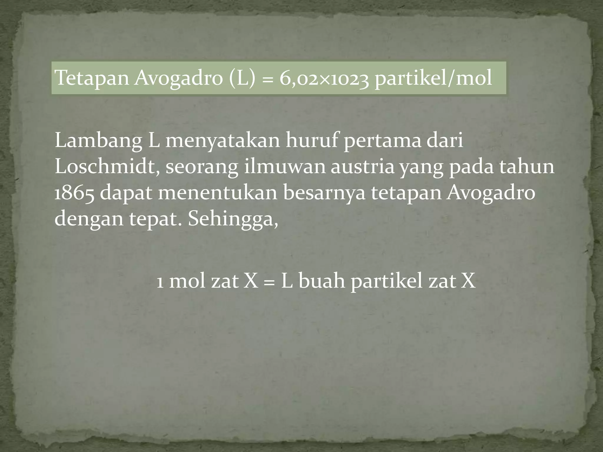 Hukum avogadro | PPTX