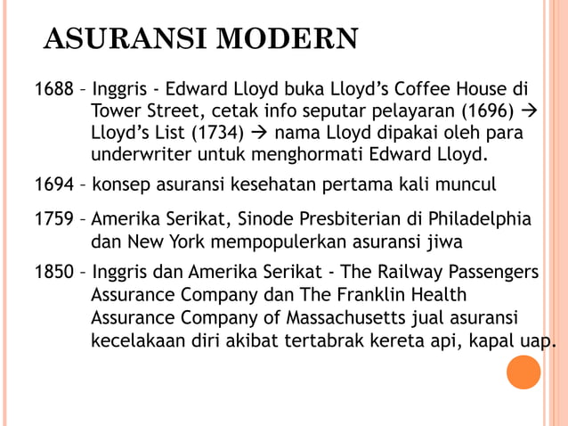 Hukum Asuransi | PPT