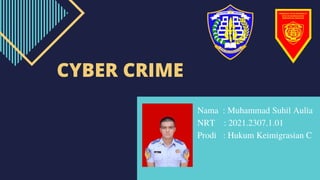 PPT Cyber Crime | PPTX