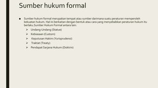 ppkn tentang : Hukum di indonesia | PPTX