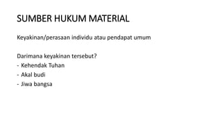 Hukum di indonesia part 2 | PPTX