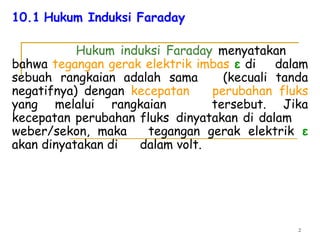 Teori Listrik Hukum Faraday dan Hukum Lenz.ppt