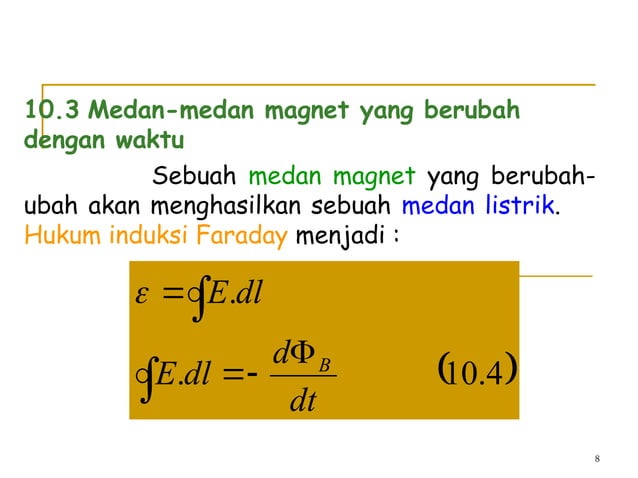 Teori Listrik Hukum Faraday dan Hukum Lenz.ppt